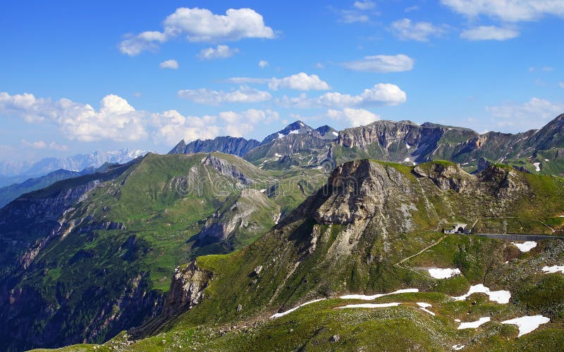 Strada Alpina Grossglockner. Austria Fotografia Stock - Immagine di ...