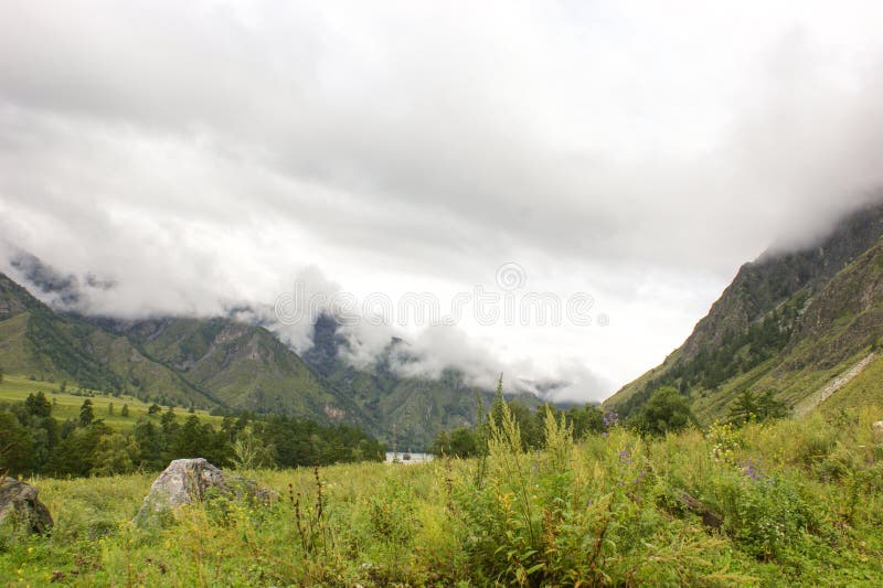 Altai Valley. Altai Mountains. Stock Photo - Image of mountain ...