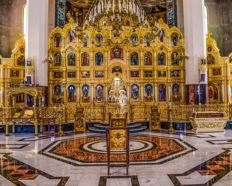 Altar, Cathedral, Place Of Worship, Byzantine Architecture Stock Image ...