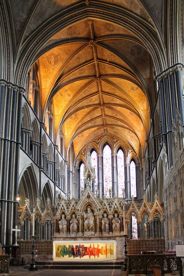 Worcester Cathedral Tower and South Transept Gable Stock Image - Image ...