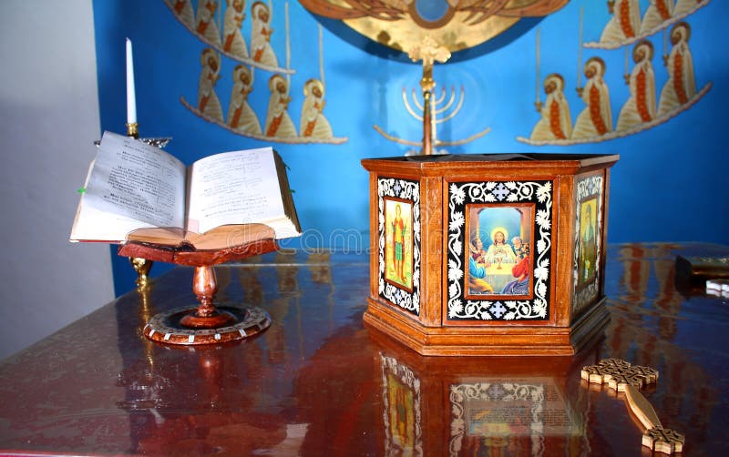 Altar coptic church stock photo. Image of kopten, christian - 22712524