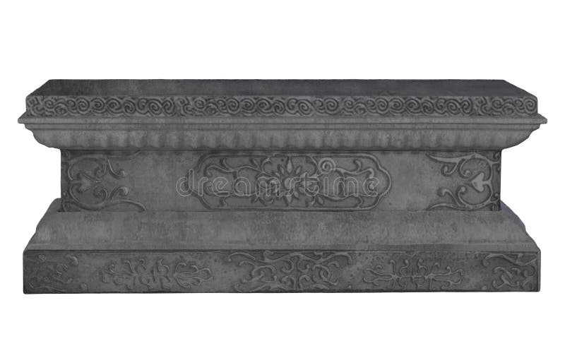 Altar made of stone stock illustration. Illustration of antique - 46461886