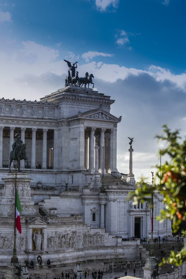 Altare della patria Rome stock image. Image of della - 48070767