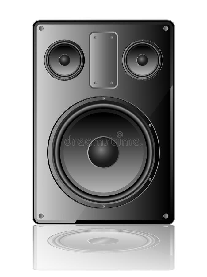 Altavoz del vector ilustración del vector. Ilustración de analogico ...