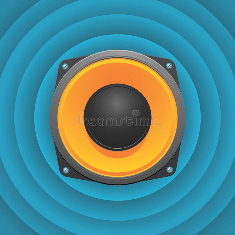 Altavoz del vector ilustración del vector. Ilustración de elemento ...