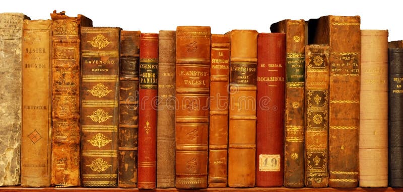 Alte Bücher stockbild. Bild von raum, haupt, eindeutig - 8967047