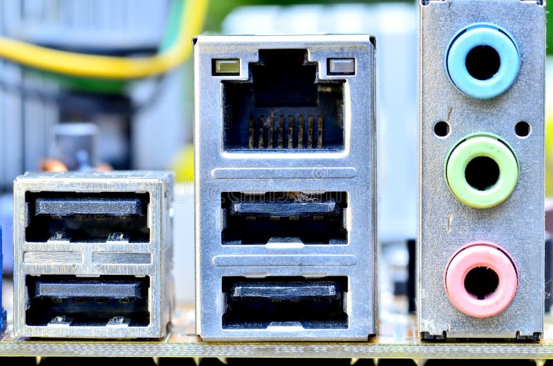 Alte Computer-Schnittstelle Stockbild - Bild von schnittstelle ...