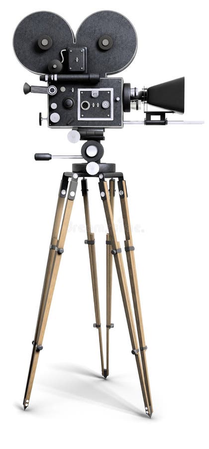 Alte Fashoned Film-Kamera stockfoto. Bild von antike, bewegung - 9421088