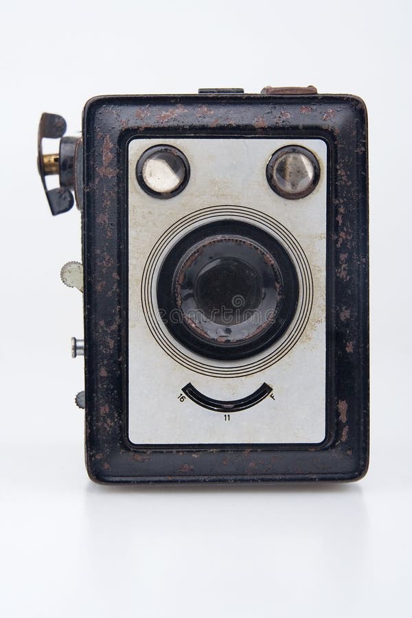 Alte Filmkamera. stockbild. Bild von historisch, format - 10882561