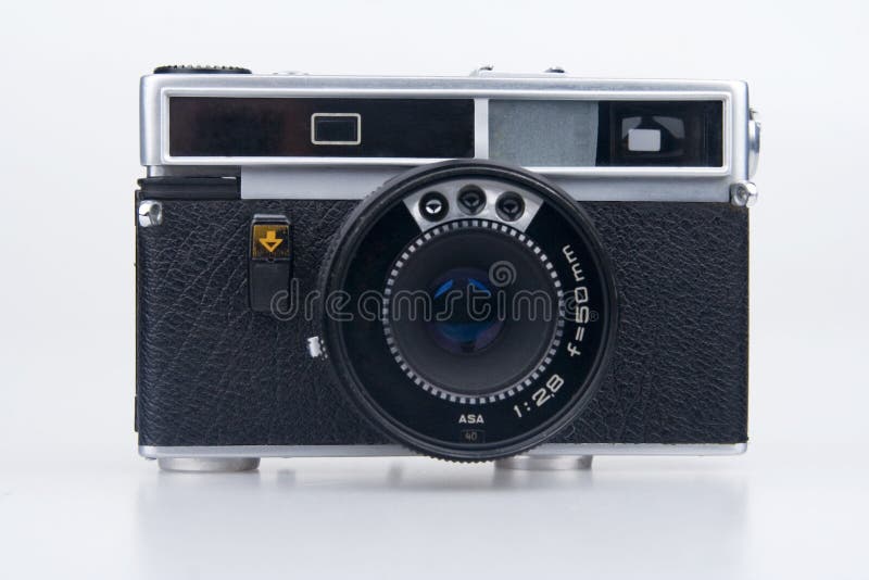 Alte Filmkamera. stockbild. Bild von objektiv, schwarzes - 10882577