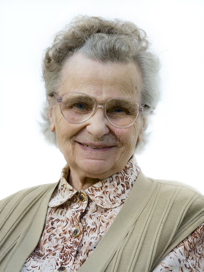 Alte Frau stockfoto. Bild von fällig, rentner, schön, leben - 1304378