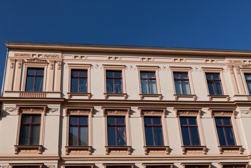 Alte Historische Gebäude in Leipzig Stockfoto - Bild von stuck ...