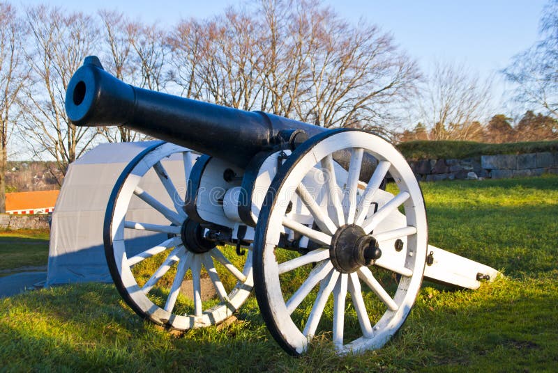 Alte Kanonen stockfoto. Bild von kanon, kampfwagen, norwegen - 22308472