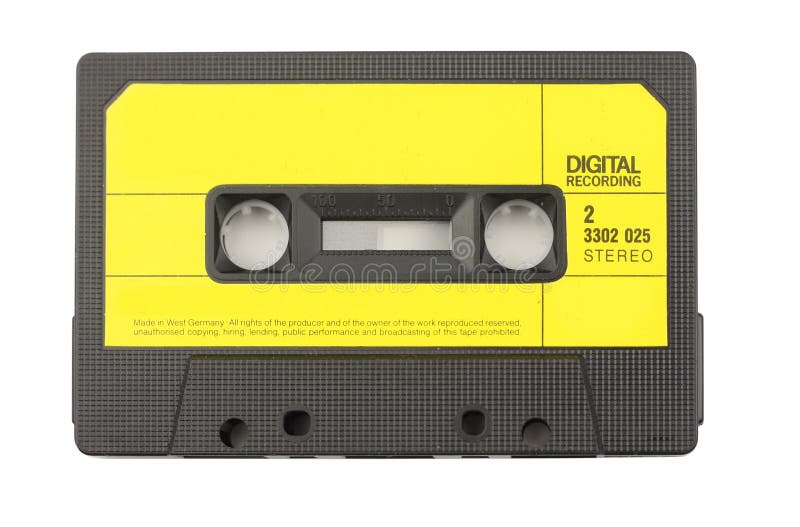 Alte Kassette stockfoto. Bild von getto, scheibe, kassette - 11008938