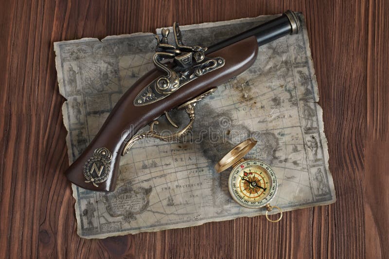 Antike Muskete Oder Pistole Stockfoto - Bild von pistole, krieg: 70450658