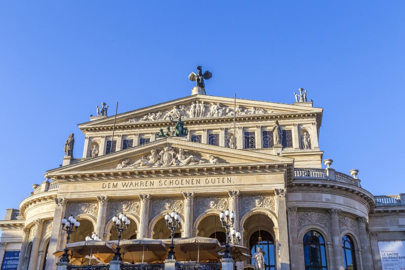 Alte Oper in Frankfurt editorial photography. Image of cityscape - 46366967