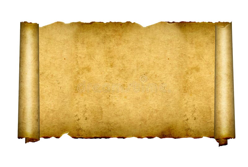 Set alte Pergamente stock abbildung. Illustration von erweitern - 61689071