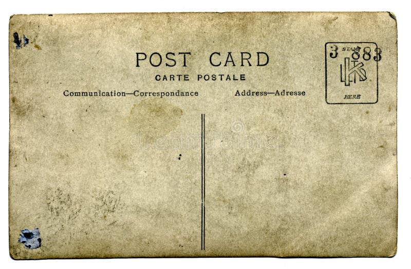 Alte Postkarte redaktionelles stockfotografie. Bild von druck - 518477