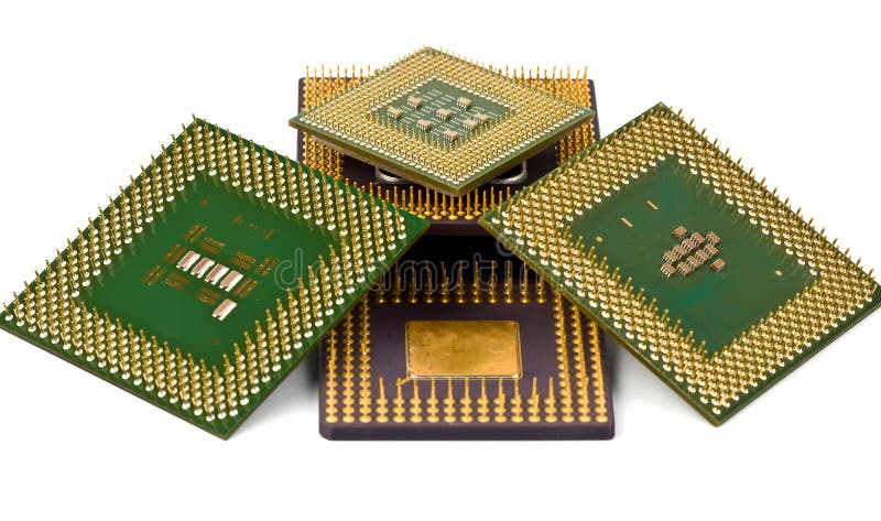 Alte Prozessoren stockfoto. Bild von chip, ausrüstung - 11090836