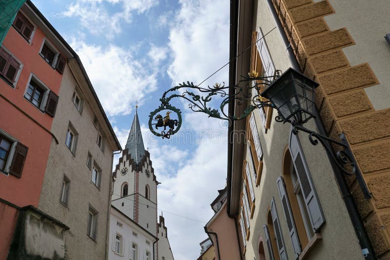 Alte Stadt Engen in Deutschland Stockbild - Bild von gebäude, heilig ...