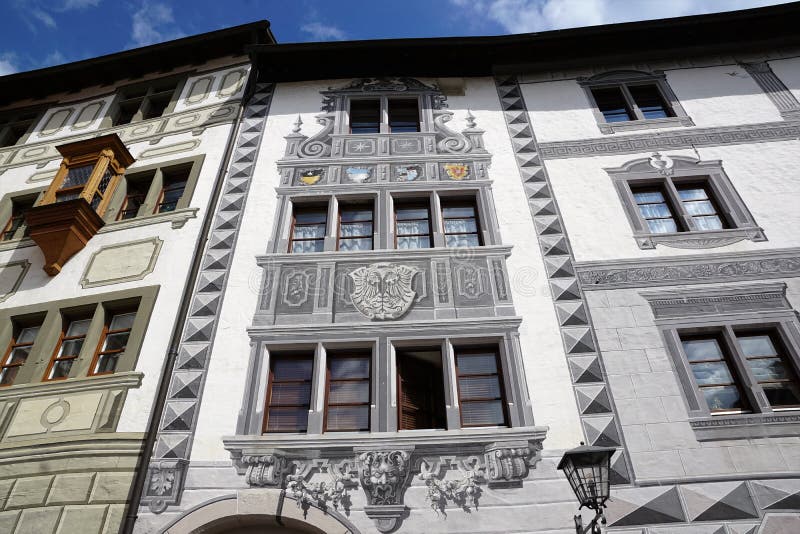 Alte Stadt Engen in Deutschland Stockbild - Bild von gebäude, heilig ...
