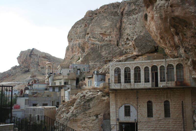 Kloster in Maalula stockbild. Bild von orthodox, gebet - 19886779
