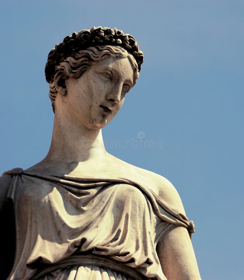 Alte Statue in Rom stockfoto. Bild von sonderkommando, gesicht - 676468