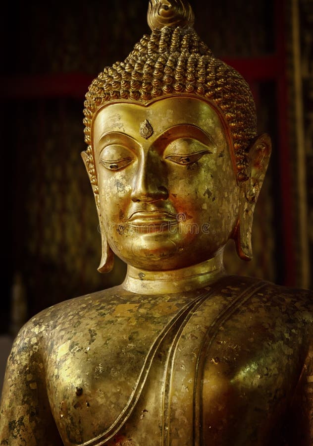 Alte Statue von Buddha stockfoto. Bild von antike, abbildung - 39321588