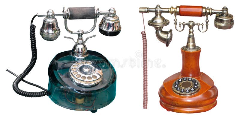Alte Telefone stockfoto. Bild von antike, empfänger, abstand - 26332870