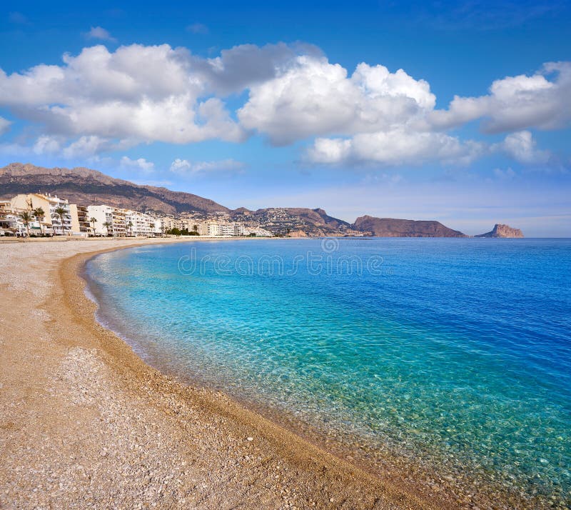 Altea Beach Playa La Roda in Alicante Stock Image - Image of playa ...