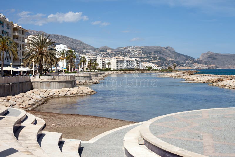 Altea, Spain stock photo. Image of mediterranean, stairway - 24773656