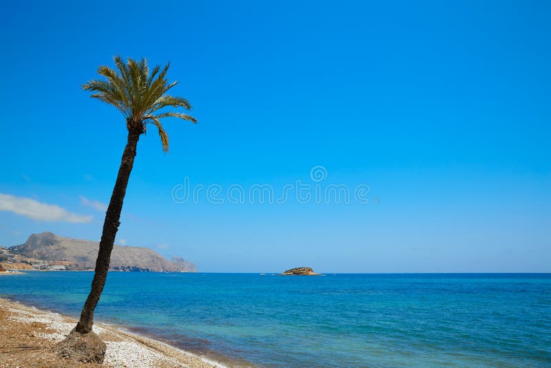Altea Strand in Alicante Playa DE L Olla Stock Foto - Image of ...