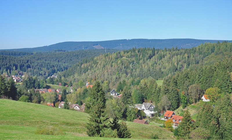 Altenau,Harz Mountains,Germany Stock Image - Image of region, vacation ...