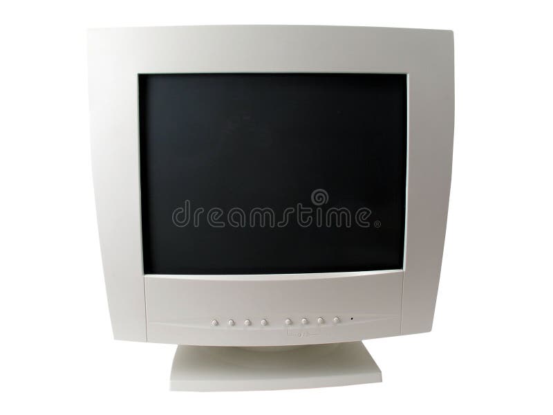 Alter Computer-Monitor stockbild. Bild von störschub - 39015823