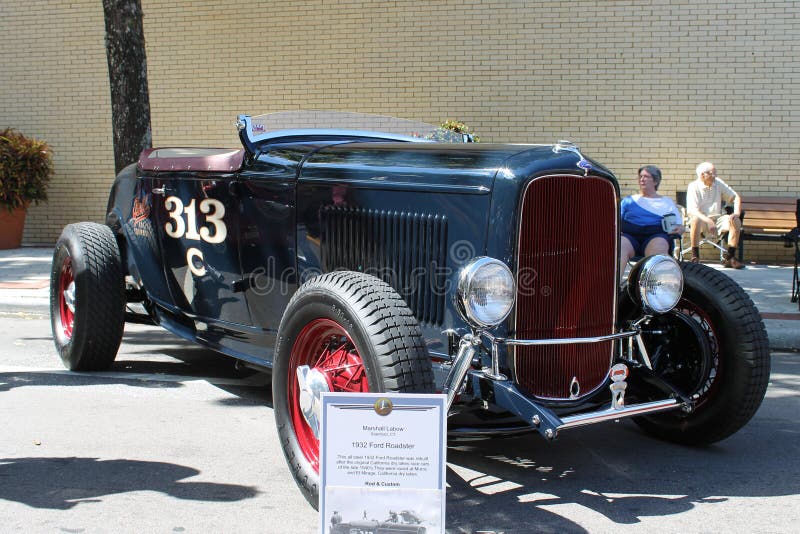 Alter Ford Roadster Car an Der Autoshow Redaktionelles Stockbild - Bild ...