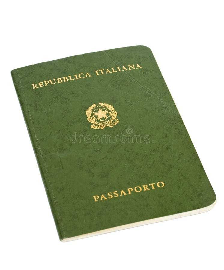 Der italienische Pass stockbild. Bild von zugelassen - 162375599