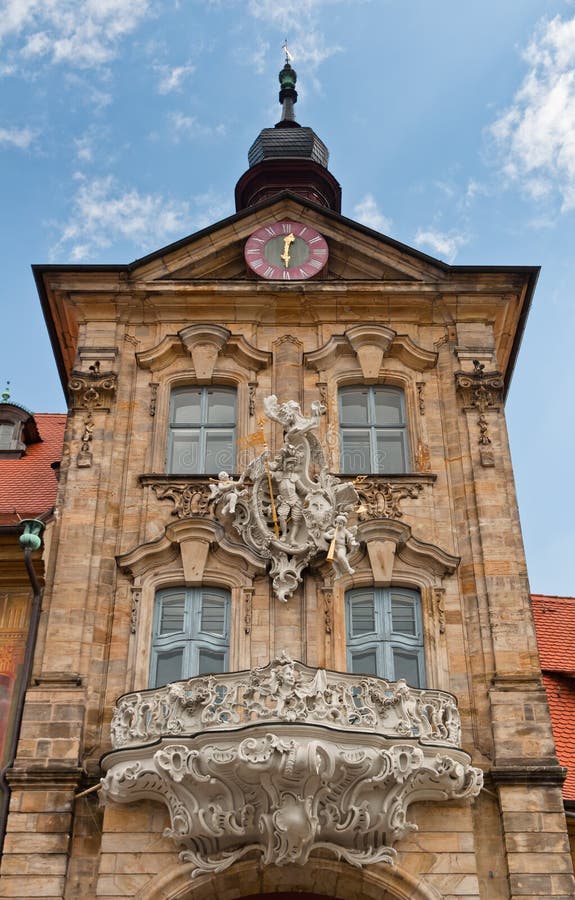 Alter Rathaus-Turm, Bamberg Stockfoto - Bild von franc, blau: 32571270
