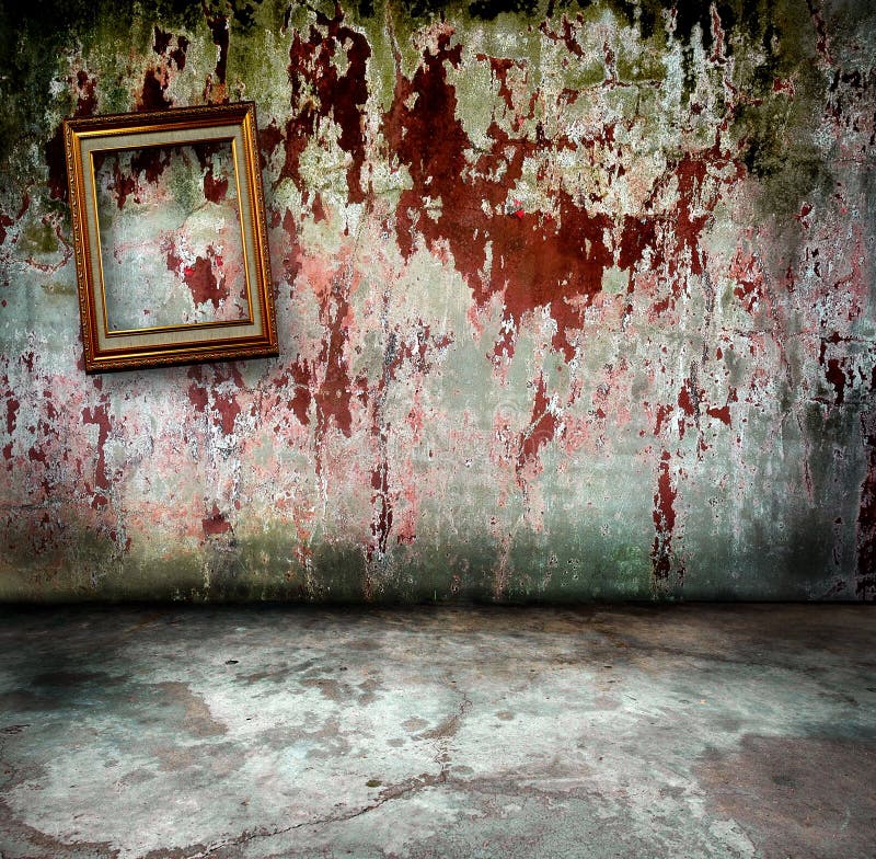 Alter Raum stockbild. Bild von rostig, frequentiert, anstrich - 16348599