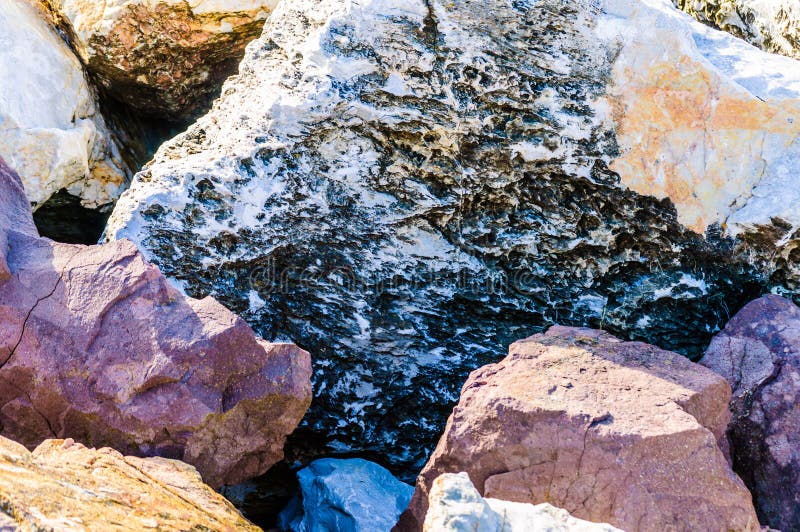 Variety of Rock Surfaces stock image. Image of nature - 99582121