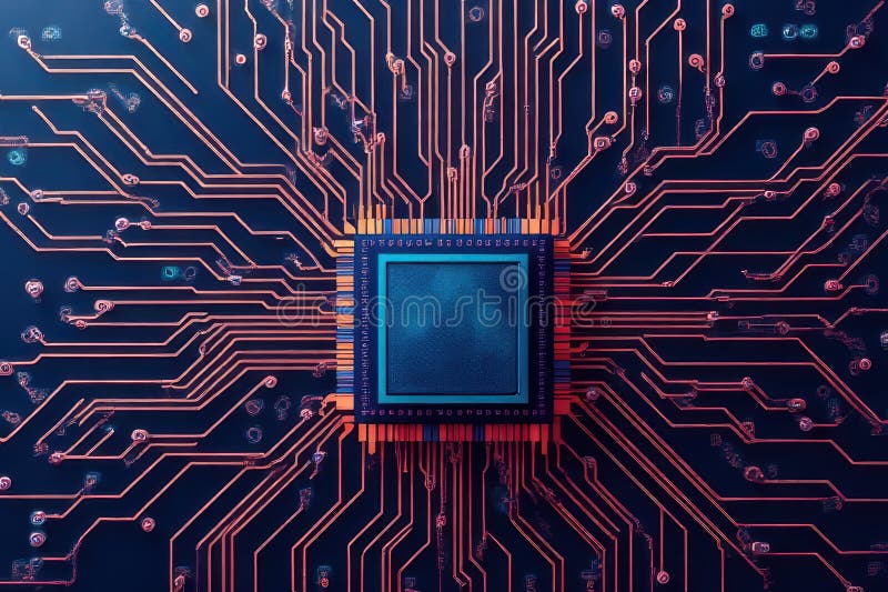 Altered Electronics Design stock illustration. Illustration of ...