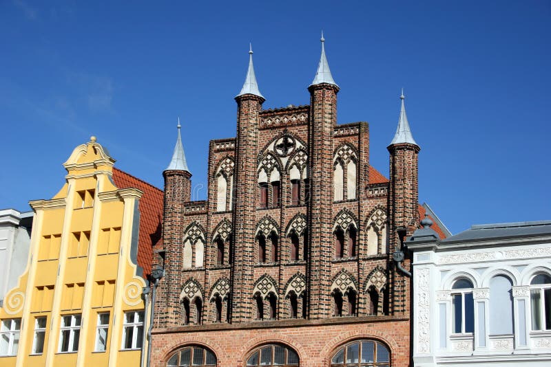 Alter Markt a Stralsund, Germania Fotografia Stock - Immagine di aperto ...
