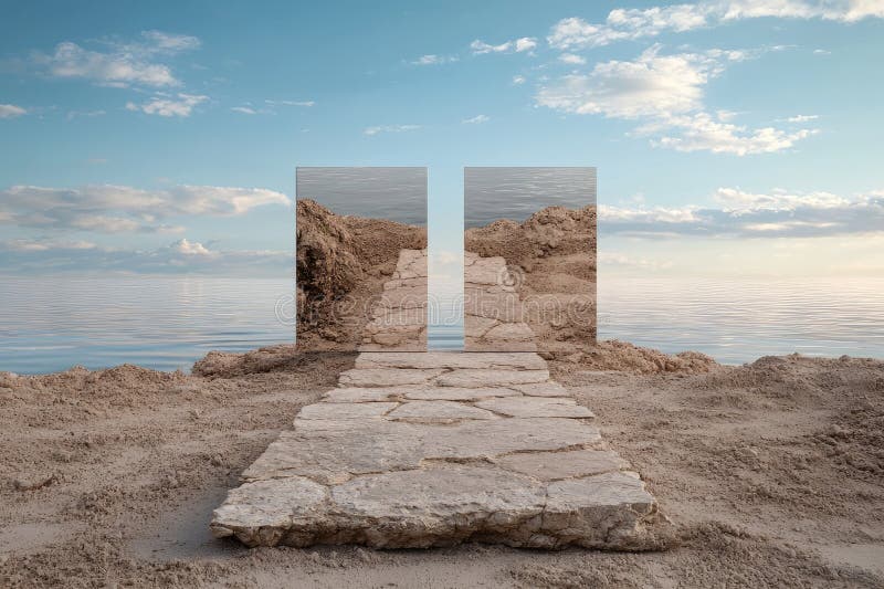 Alternate Dimension: Visual of Parallel Reality, Portraying Concept of ...