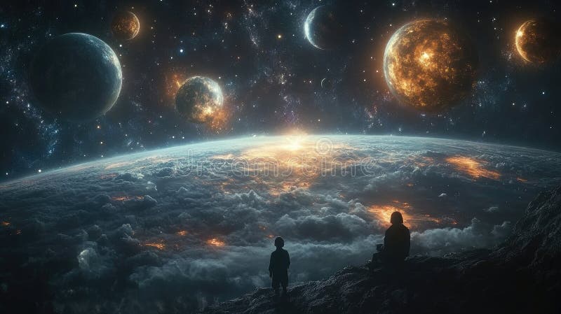 Alternate Dimension: Visual of Parallel Reality, Portraying Concept of ...