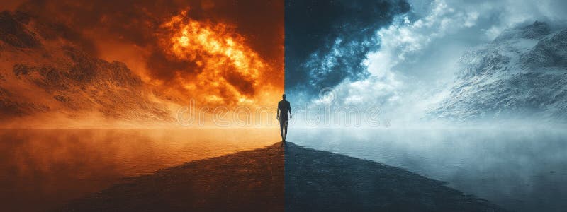 Alternate Dimension: Visual of Parallel Reality, Portraying Concept of ...