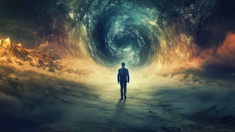 Alternate Dimension: Visual of Parallel Reality, Portraying Concept of ...