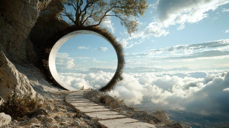 Alternate Dimension: Visual of Parallel Reality, Portraying Concept of ...