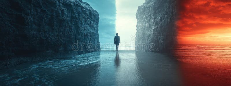 Alternate Dimension: Visual of Parallel Reality, Portraying Concept of ...