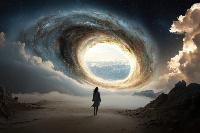 Alternate Dimension: Visual of Parallel Reality, Portraying Concept of ...