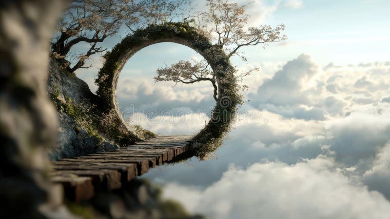 Alternate Dimension: Visual of Parallel Reality, Portraying Concept of ...