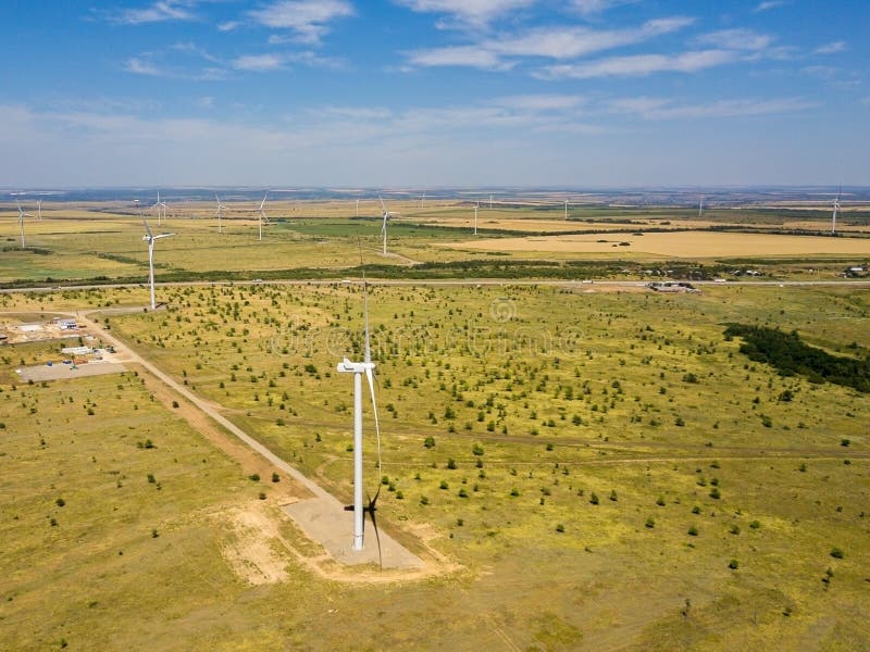 Alternate Energy Power Source Wind Generator Farm Stock Image - Image ...